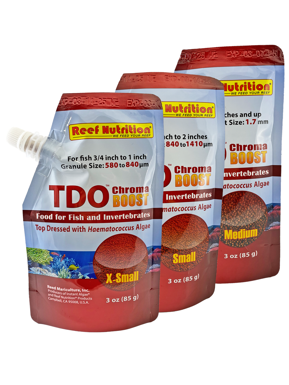 TDO Chroma Boost™ Starter Pack | Best Food for Betta Fish – Reef Nutrition
