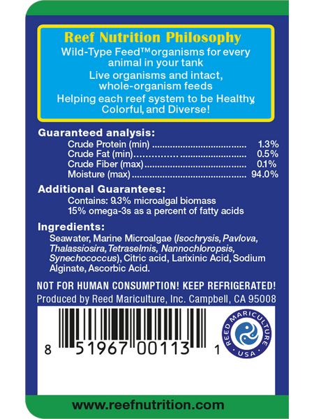 Phyto-Feast® | Phytoplankton Food for Corals | Live Aquarium Food ...