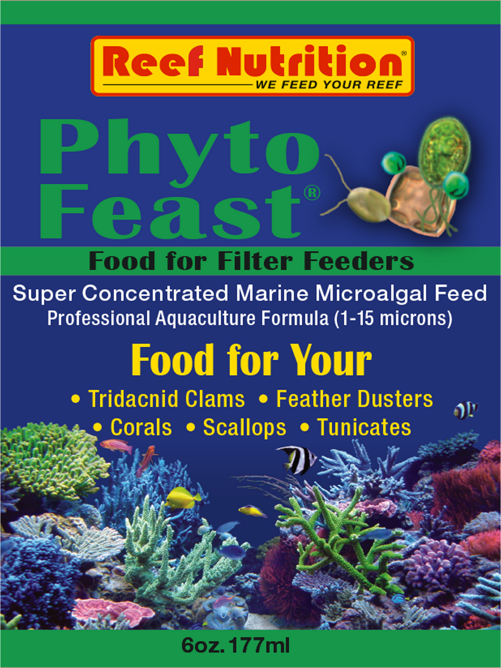 Phyto-Feast® | Phytoplankton Food for Corals | Live Aquarium Food ...