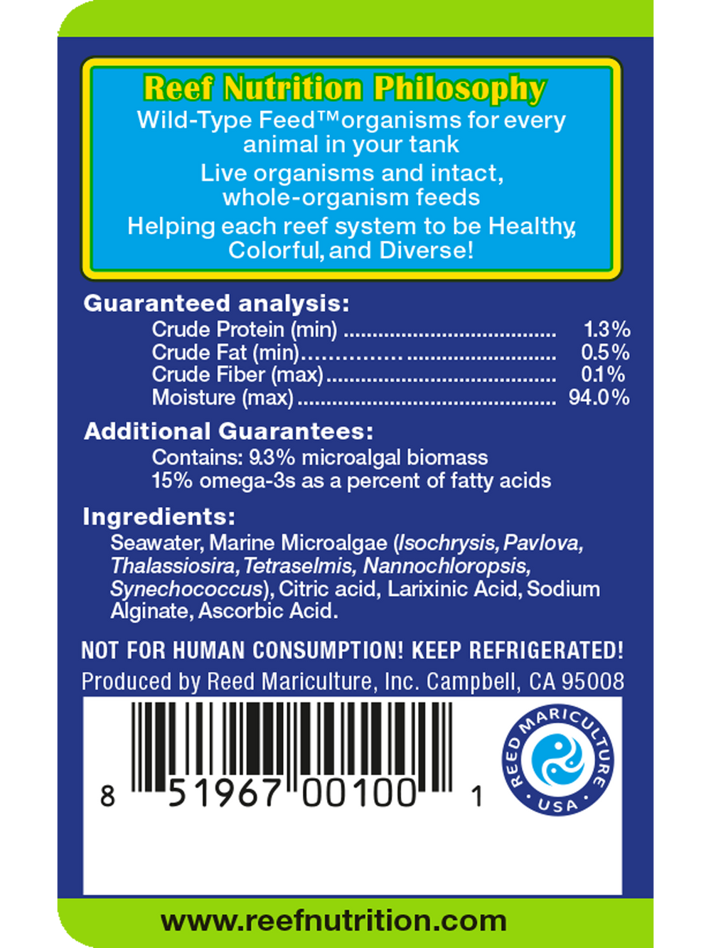 Phyto Feast® Live | Phyto Feast for Copepods | Best Coral Food For Reef ...