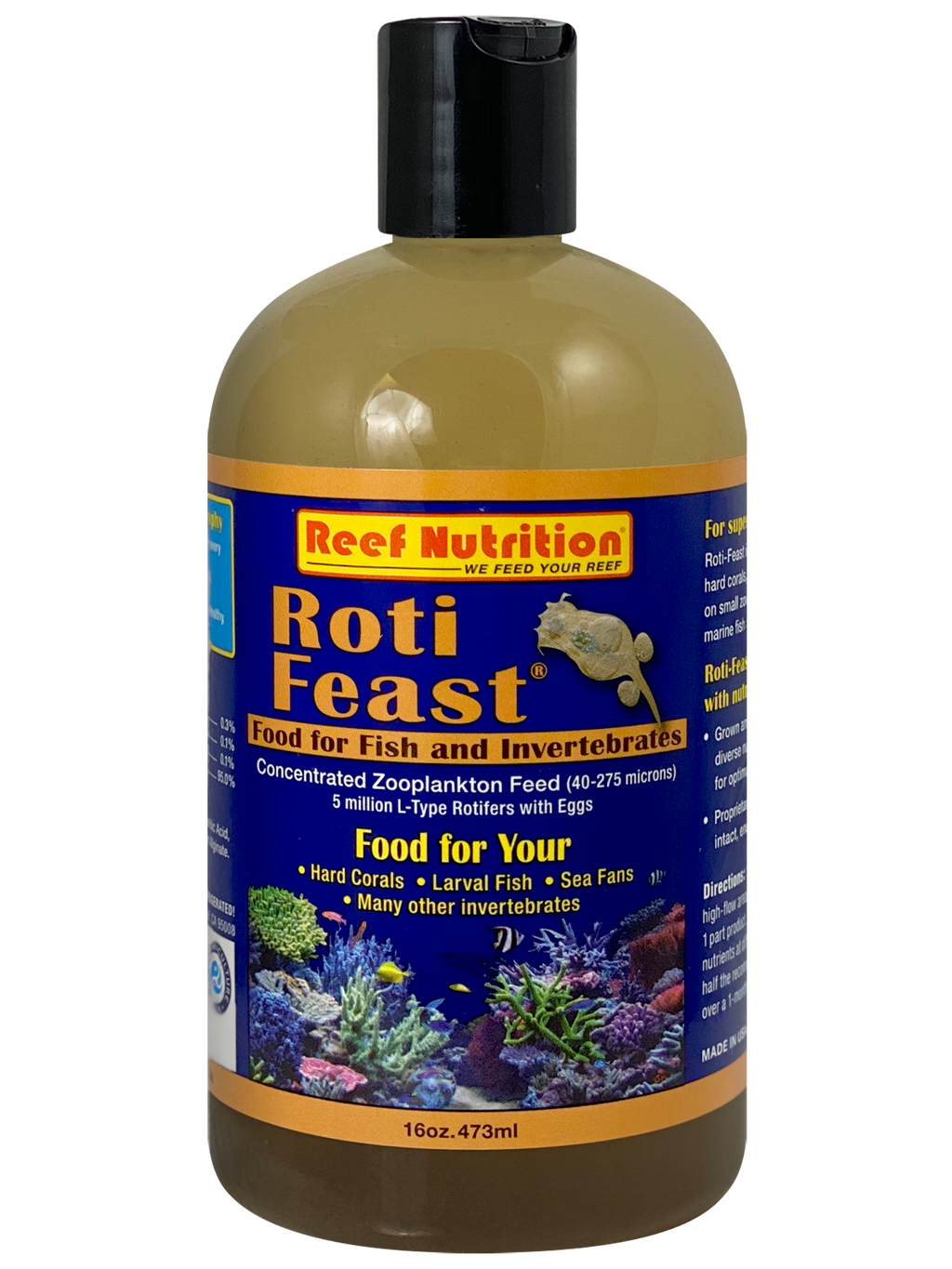 Roti-Feast® | Zooplankton Fish Food | Gobie Fish Food – Reef Nutrition